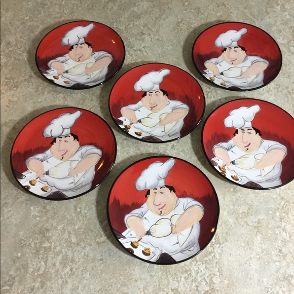 Certified International | Dining | Tracy Flickinger Chef Plates | Poshmark
